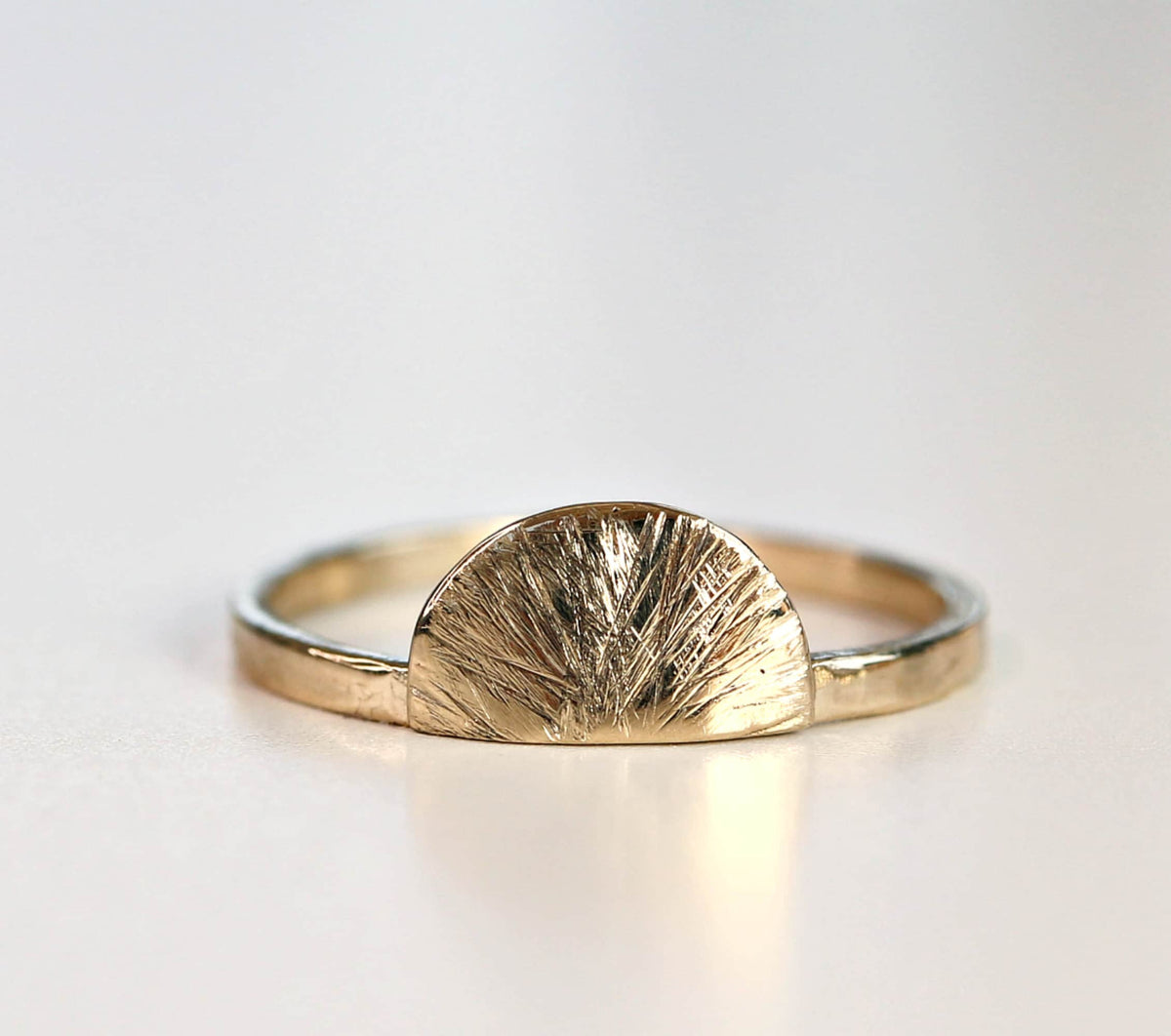 14k Gold Sun Ring – Melt'm Jewelry